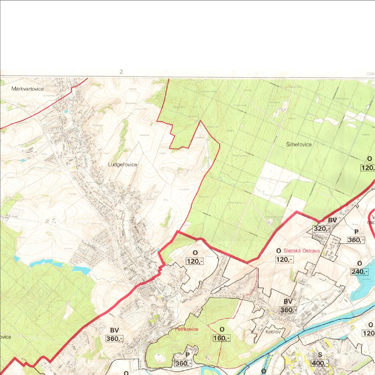 Cenová mapa | Mapový portál města Ostravy