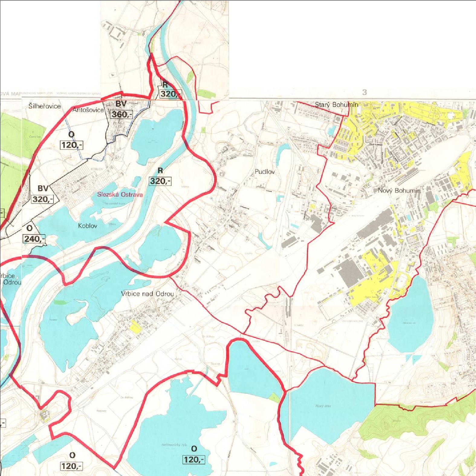 Cenová mapa | Mapový portál města Ostravy