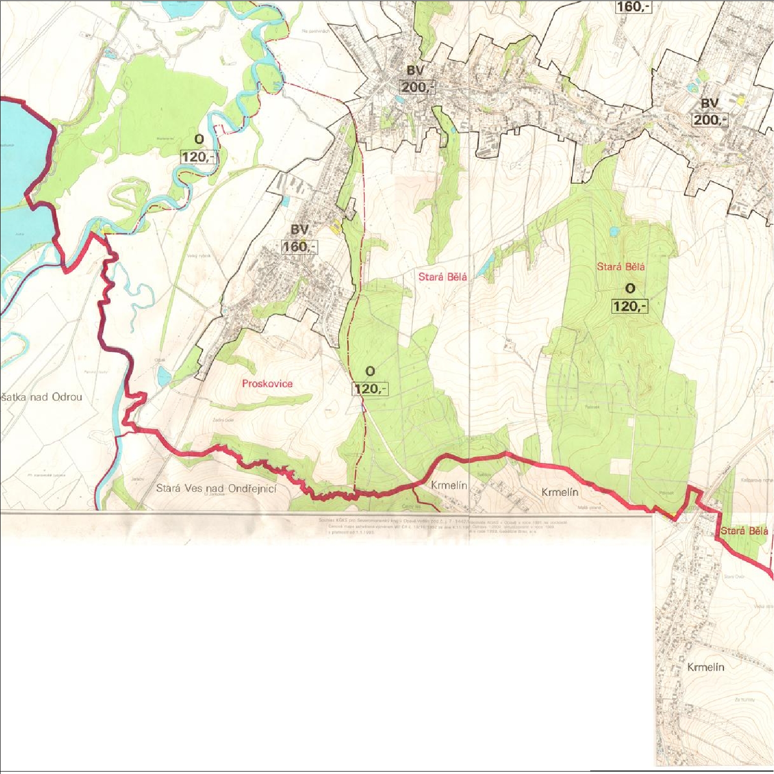 Cenová mapa | Mapový portál města Ostravy