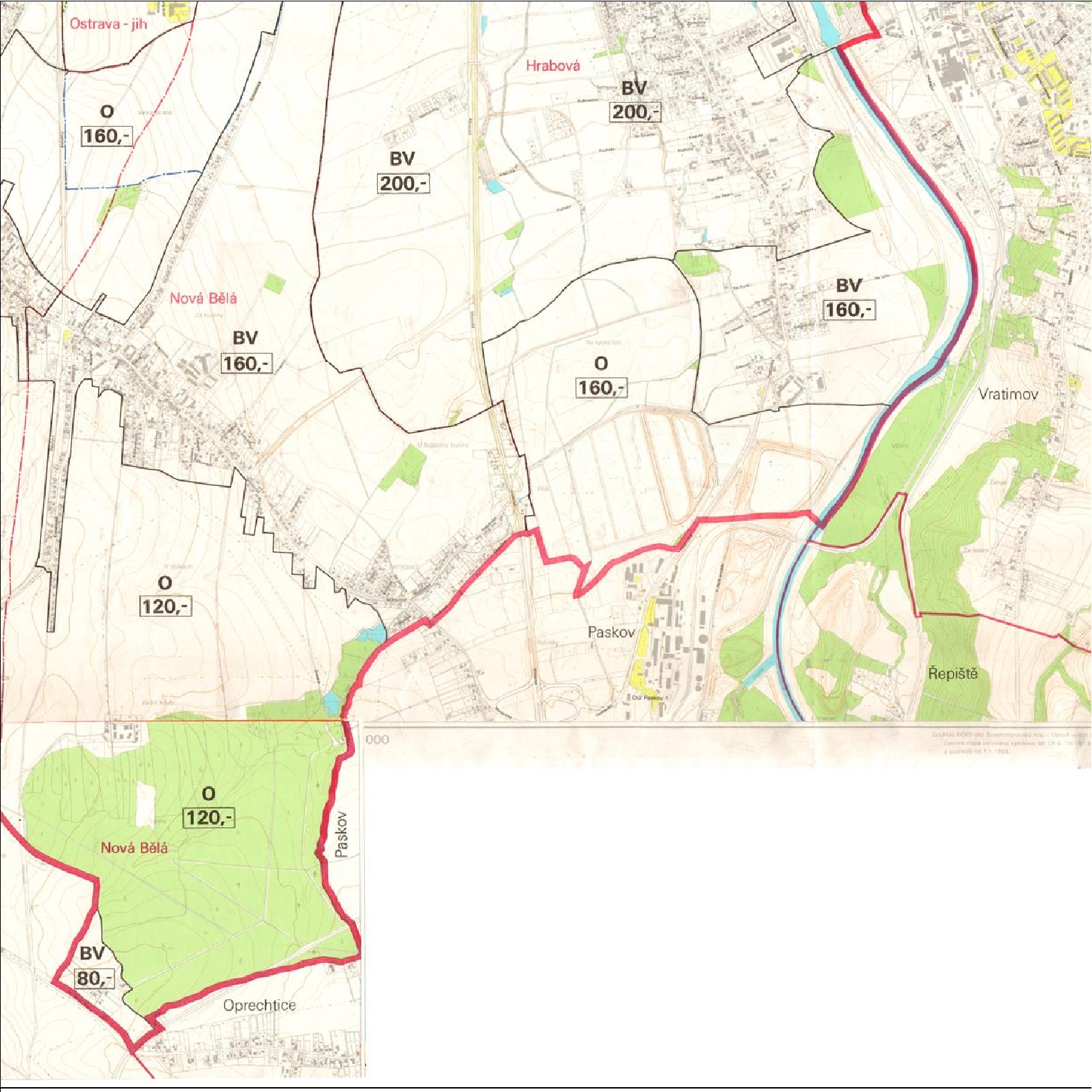 Cenová mapa | Mapový portál města Ostravy